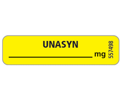 UNASYN ______mg Drug Syringe Label | VetriMark